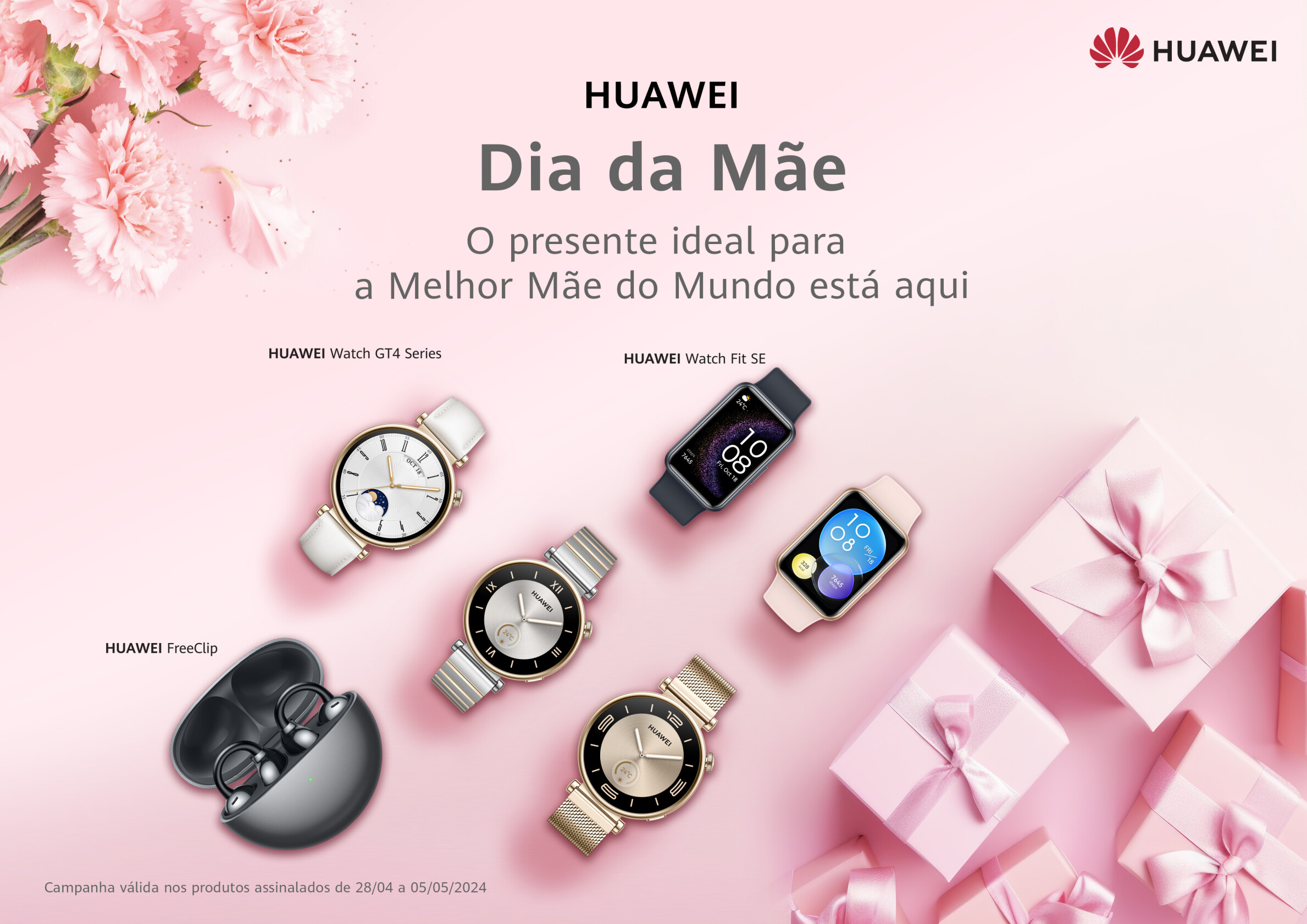 Quatro sugestões da Huawei para impressionar no Dia da Mãe - Pro Runners