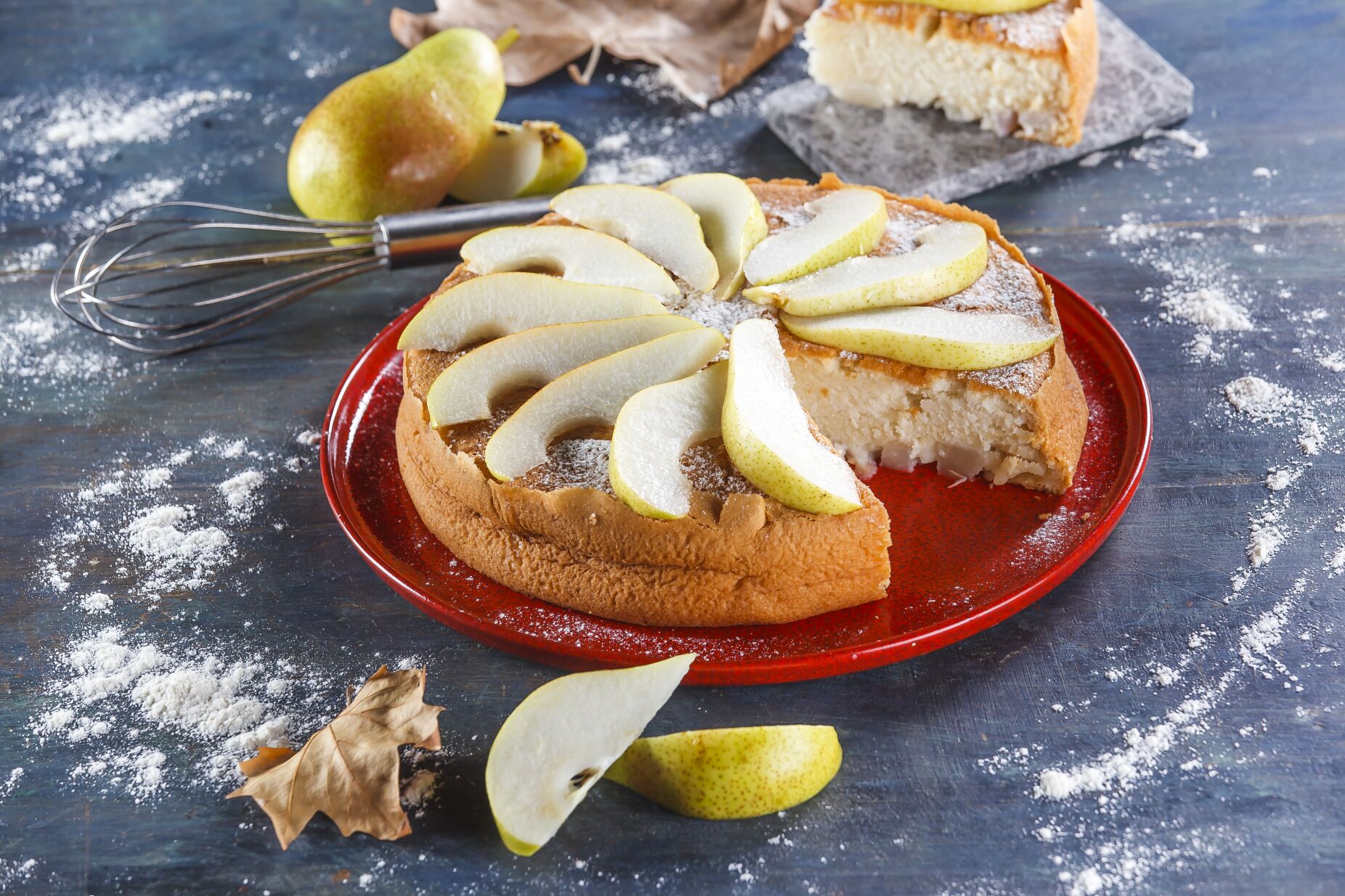 Bolo de claras e peras - Teleculinária