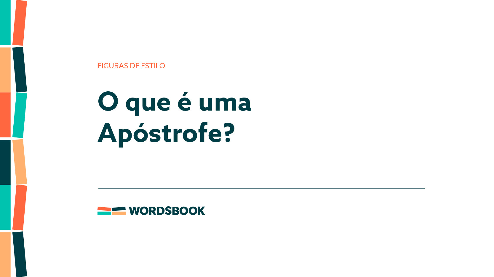 O que é uma apóstrofe? - Wordsbook - A colecionar palavras todos os dias